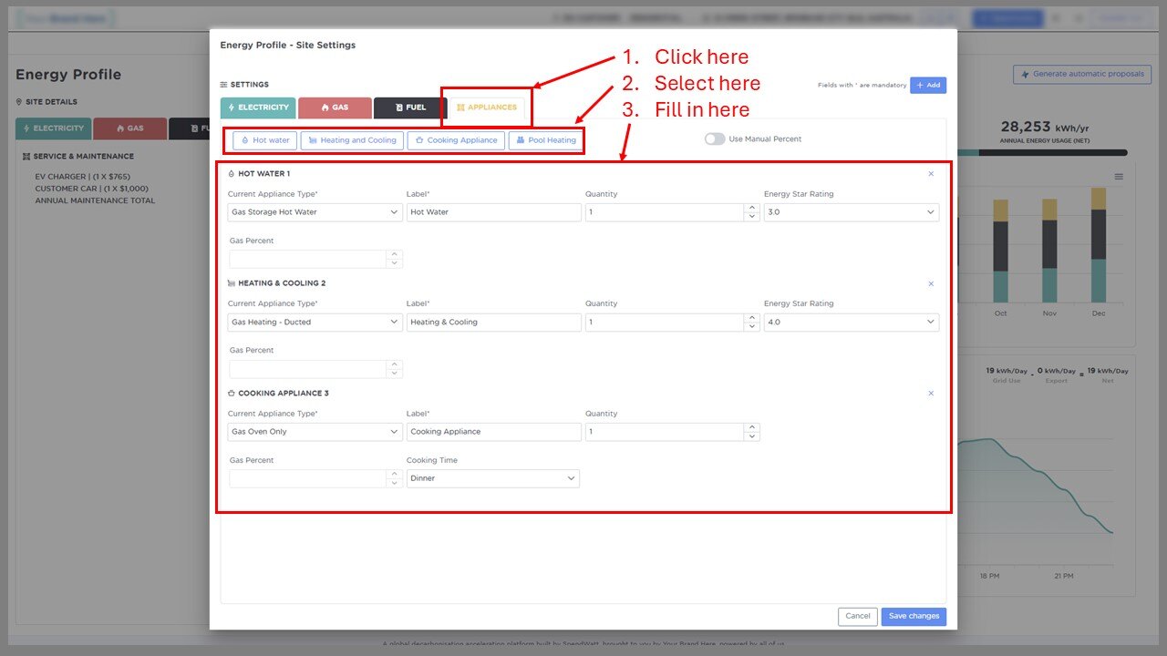 Customer Energy Profile (Overview)